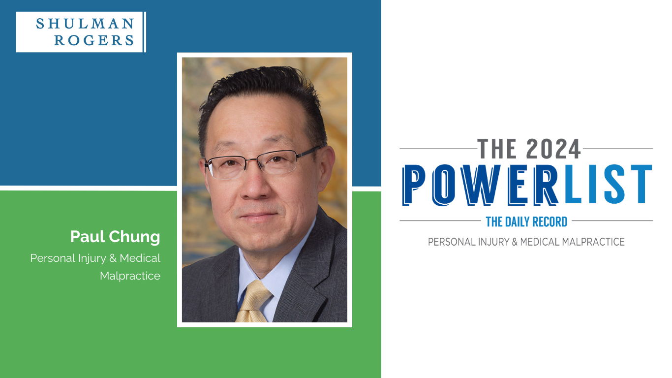 Paul Chung Named to The Daily Record’s Power List for Personal Injury ...